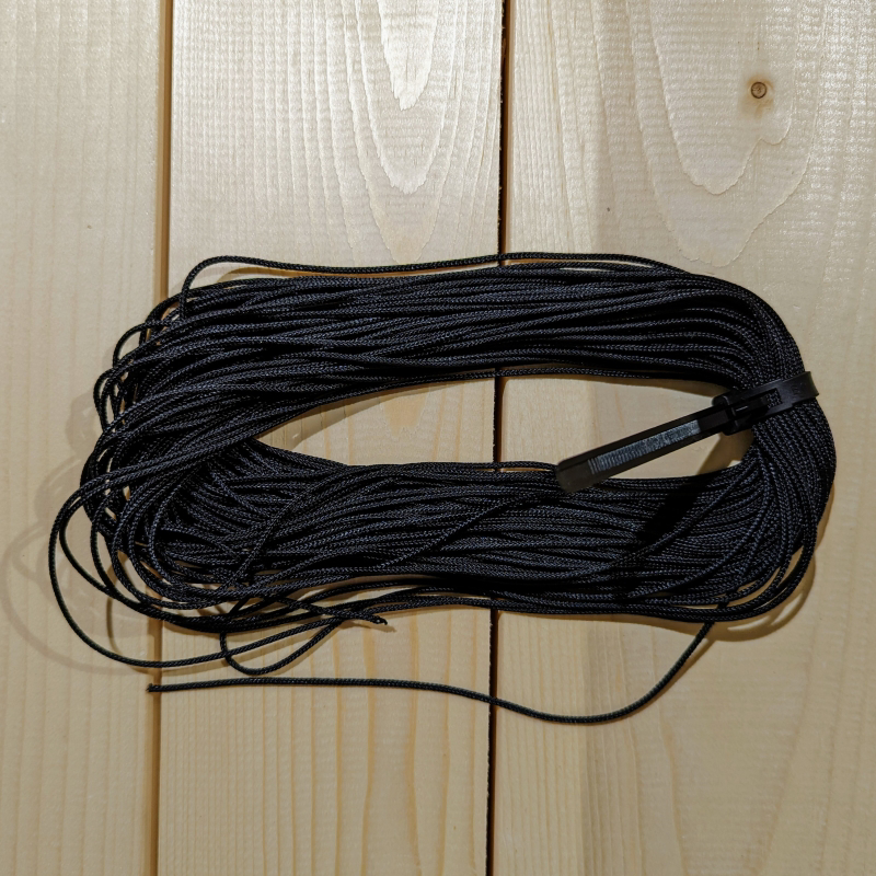 Black | 95 Paracord Type 1 | 100 Feet | Canada Paracord