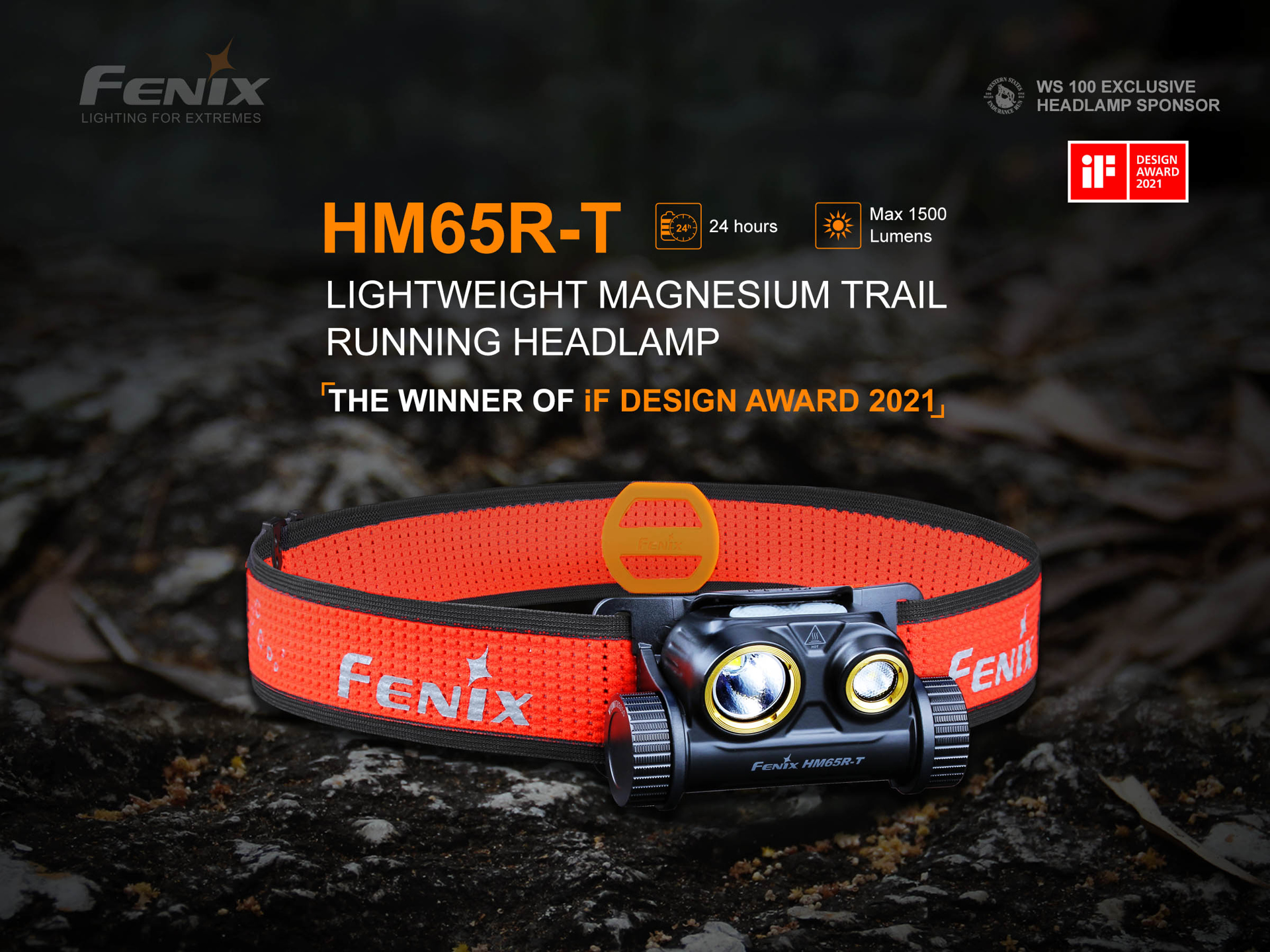 HM65R-T Rechargeable Trail Running Headlamp | Fenix | Adventure Gear Canada