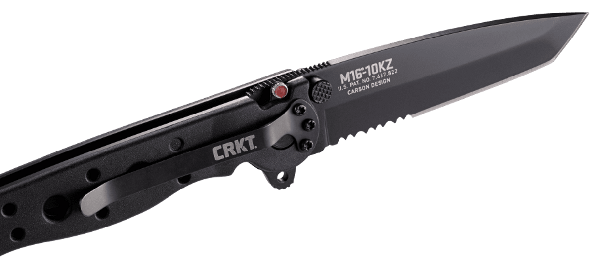 M16®-10KZ Serrated Tanto Folding Knife | CRKT® | Knife Store Canada