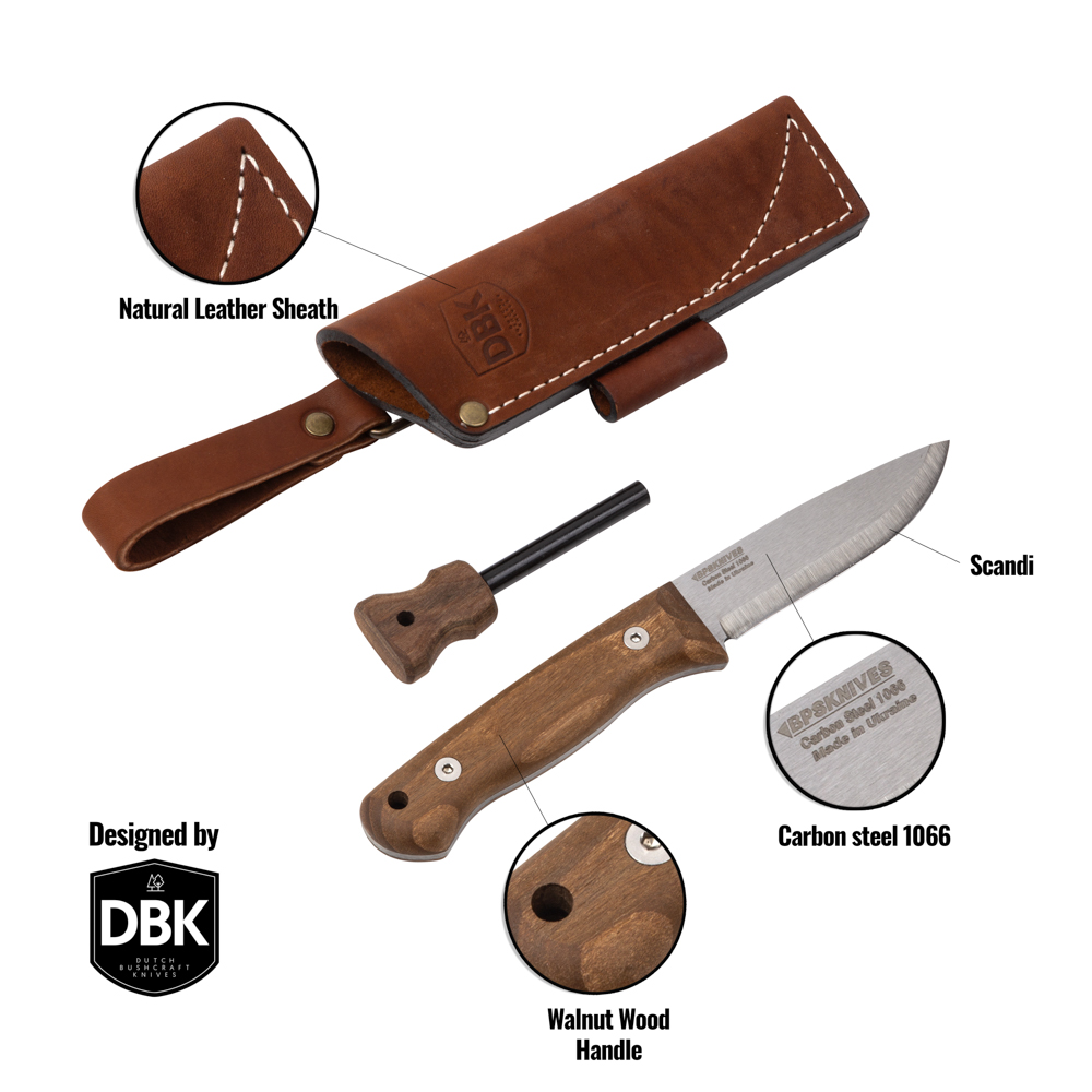 Bushmate 2.0 Dutch Bushcraft Knife | BPS Knives | Adventure Gear Canada