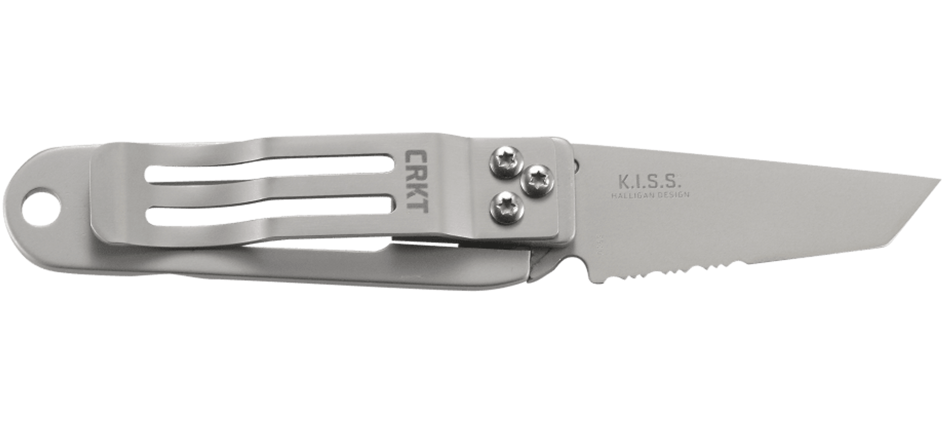 K.I.S.S.® Keep. It. Super. Simple. Serrated Folding Knife | CRKT ...
