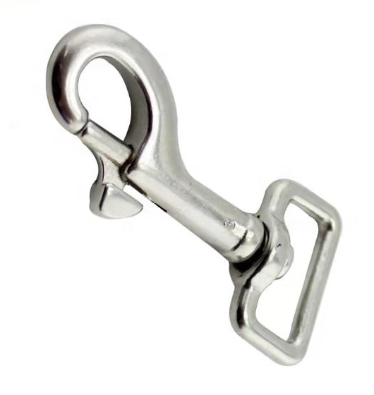 Stainless Steel Dog Leash Snap Hook – 19 x 59mm Bolt Clip | Rust ...